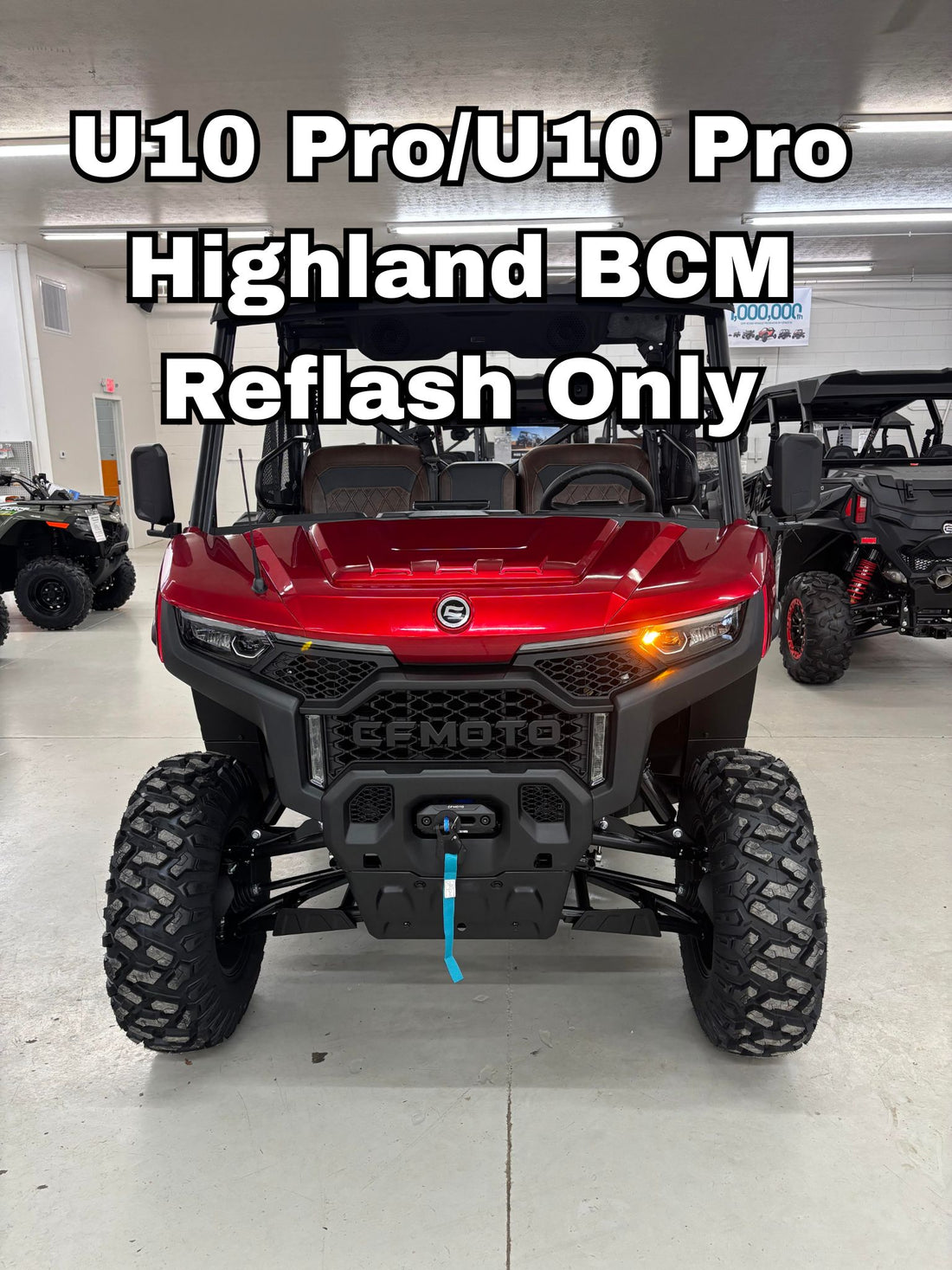 U10 Pro/U10 Pro Highland BCM Reflash to turn on Turn Signal Function