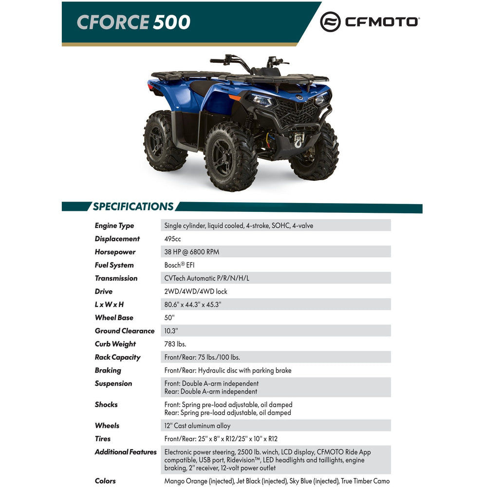 Cfmoto Cforce 500